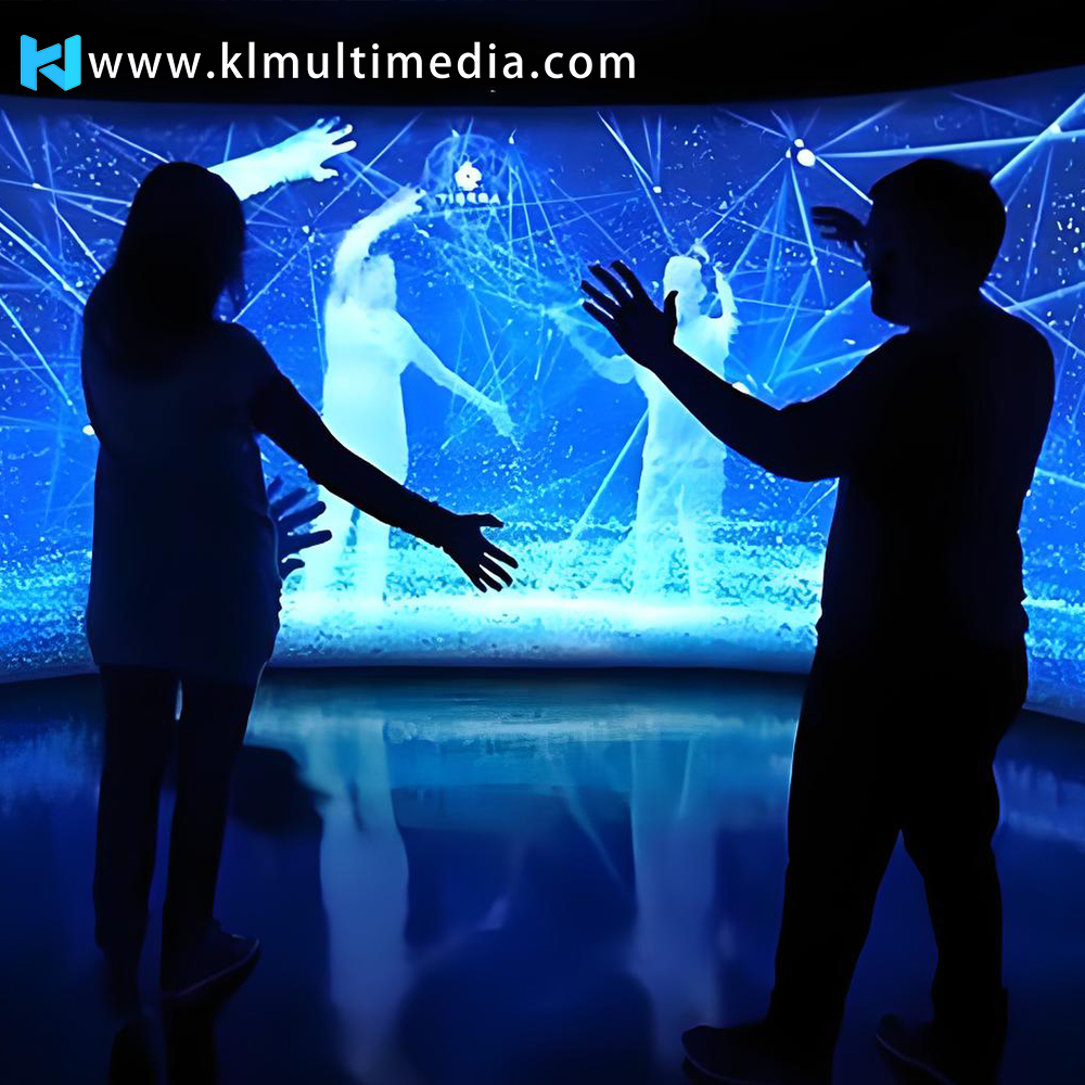 Interactive Shadow Art - KINECT interactive wall